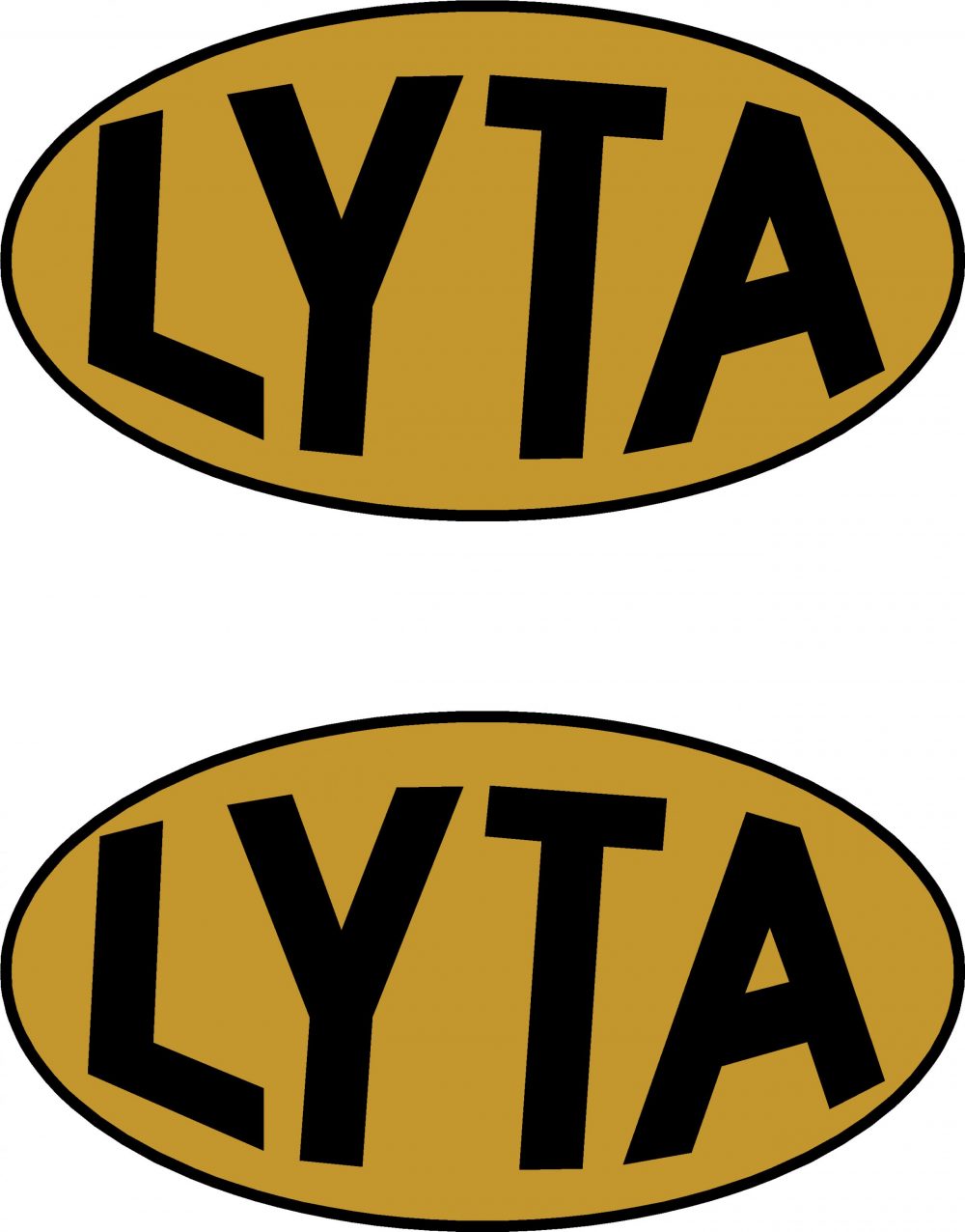 Classic Transfers BSA SPEC1797 45x25mm - LYTA (set of 2) - Classic ...